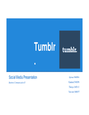 Fillable Online Tumblr presentation Fax Email Print - pdfFiller