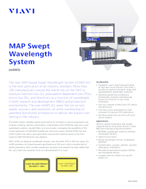 Fillable Online MAP Swept Wavelength System. The new MAP-based Swept ...