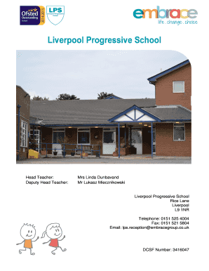 Liverpool Progressive School - Fill Online, Printable, Fillable, Blank ...
