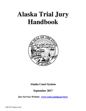 Fillable Online J-180 Trial Jury Handbook. Jury Forms Fax Email Print ...