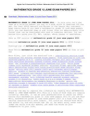 Fillable Online parent24 maths grade 12 Fax Email Print - pdfFiller