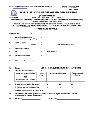 Ksrm Full Form - Fill Online, Printable, Fillable, Blank | pdfFiller