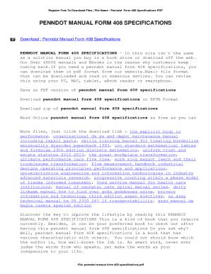Fillable Online Penndot Manual Form 408 Specifications. Penndot Manual ...