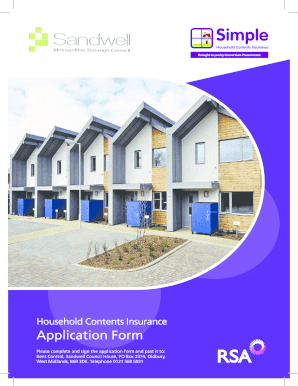 Fillable Online Application Form - Sandwell Council Fax Email Print ...