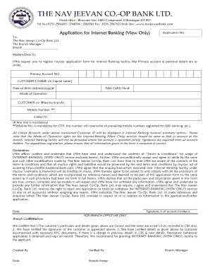 Fillable Online THE NAV JEEVAN CO Fax Email Print - pdfFiller