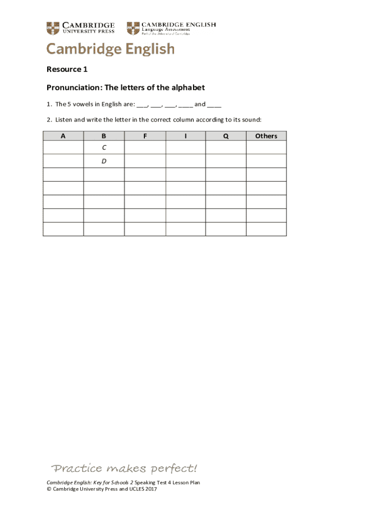 Cambridge Lesson Plan Template Download - Fill Online, Printable ...