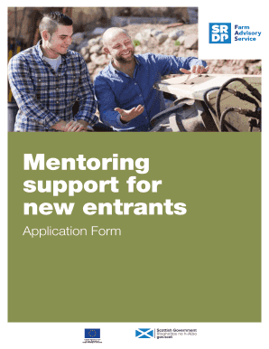 Fillable Online Mentoring support for new entrantsapplication form Fax Email Print - pdfFiller