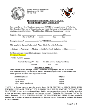Timberline Rim Community - Fill Online, Printable, Fillable, Blank ...