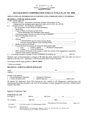 Fillable Online bmsma section 47 Fax Email Print - pdfFiller