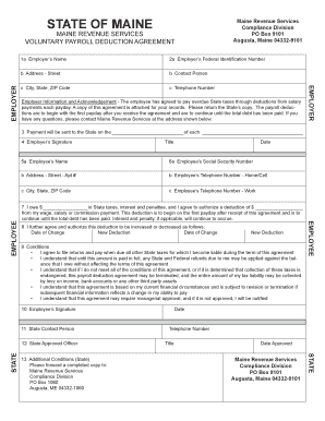 Fillable Online voluntary payroll deduction agreement.indd Fax Email ...