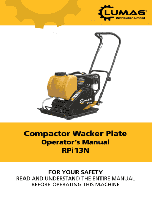 Fillable Online Compactor Wacker Plate Fax Email Print - pdfFiller
