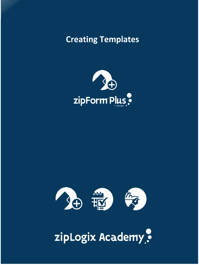 Fillable Online How to Create a New Template in zipForm PlusReal Estate ...