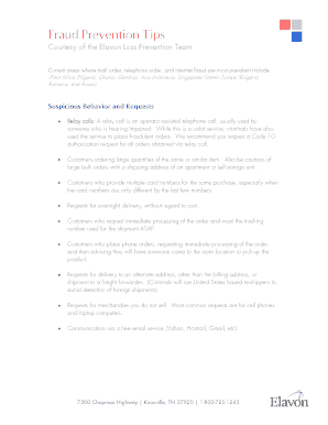 Fillable Online Fraud Prevention Tips - FastTransact Fax Email Print ...