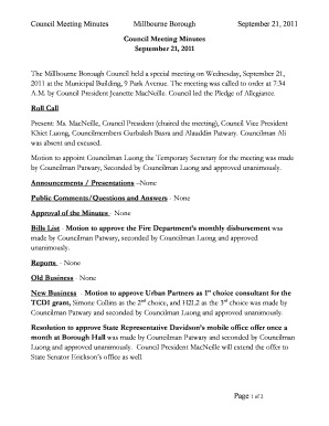 Fillable Online Millbourne Borough Fax Email Print - pdfFiller