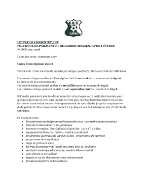 Lettre De Consentement Pdf - Remplir en ligne, Imprimé, Fillable, Vide ...