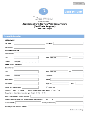 Fillable Online 2018-19 FORM Fax Email Print - pdfFiller