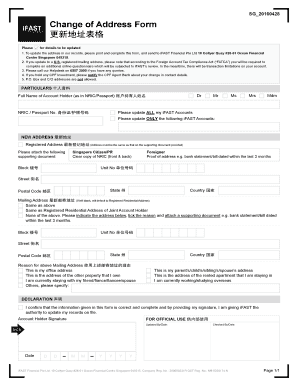 Cimb Address Update - Fill Online, Printable, Fillable, Blank | pdfFiller
