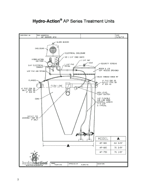 Fillable Online Hydro-Action AP Series Treatment Units Fax Email Print ...