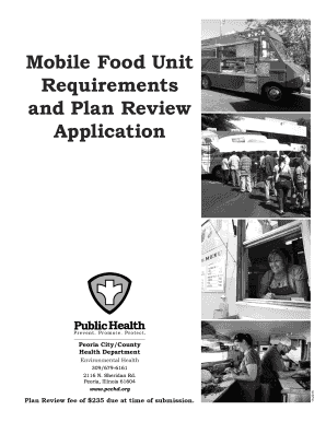 Fillable Online Mobile Food Unit Requirements and Plan Review Fax Email ...