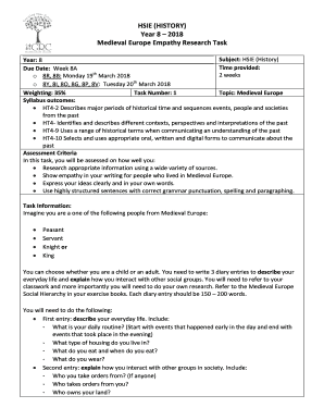 Fillable Online HSIE (HISTORY) Fax Email Print - pdfFiller
