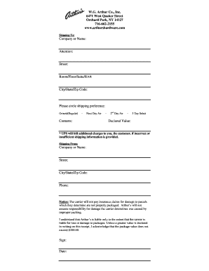 Fillable Online UPS Shipping Form-wce.doc Fax Email Print - pdfFiller