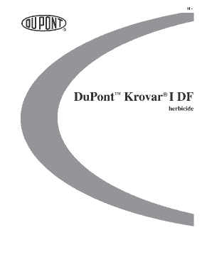 Fillable Online dupont krovar i df - Guardian Pest Solutions Fax Email ...