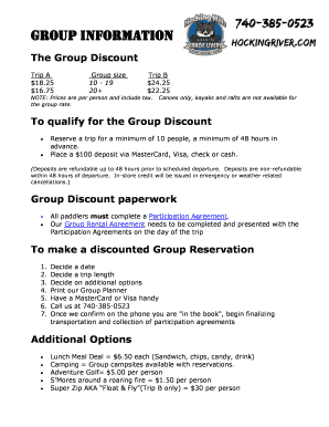 Fillable Online The Group Discount Fax Email Print - pdfFiller