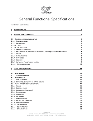 Fillable Online General Functional Specifications - cocolabs.io Fax ...