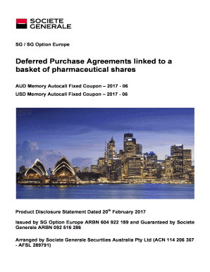 Deferred Purchase Agreement - Fill Online, Printable, Fillable, Blank ...