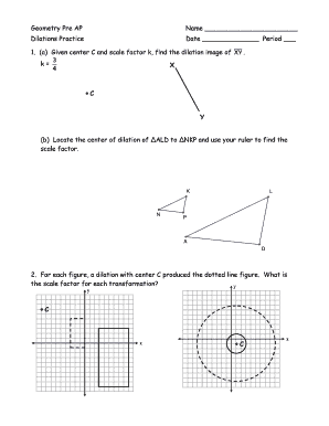 Fillable Online Dilations Practice Date - Geometry Pre-AP at Dulles HS ...