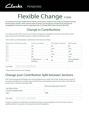 Fillable Online Flexible Change FORM Fax Email Print - pdfFiller
