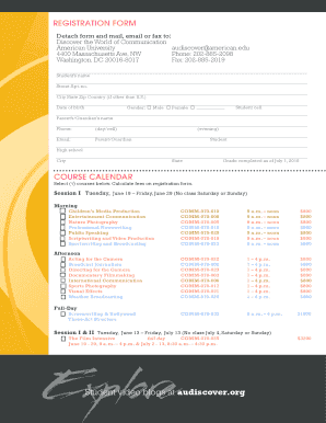 Fillable Online DWC 2018 Application. Discover the World of ...