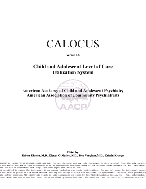 Fillable Online CALOCUS.Instrument.pdf Fax Email Print - pdfFiller
