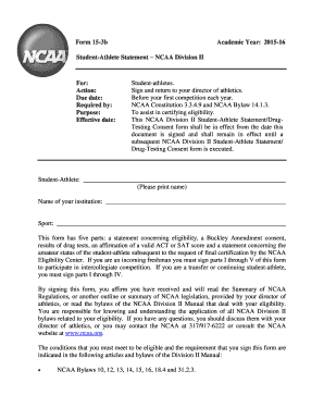 Fillable Online Form 15-3b Fax Email Print - pdfFiller