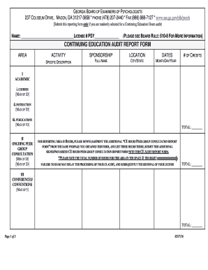 Fillable Online sos ga Medication Management Report Form - Georgia Secretary of State Fax Email ...