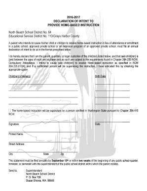 Fillable Online DECLARATION OF INTENT TO Fax Email Print - pdfFiller