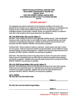 Fillable Online COMPETITIVE SEALED BID FORM Fax Email Print - pdfFiller