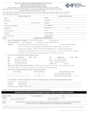Fillable Online Immune Globulin Replacement Medication Authorization Request Form Fax Email ...