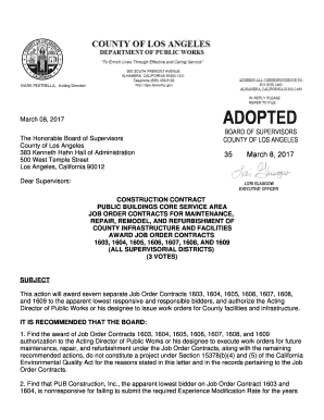 Fillable Online dpw lacounty adopted - Department of Public Works, Los ...