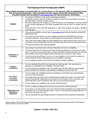 Fillable Online The Employee Stock Purchase plan (ESPP) - Login Fax ...