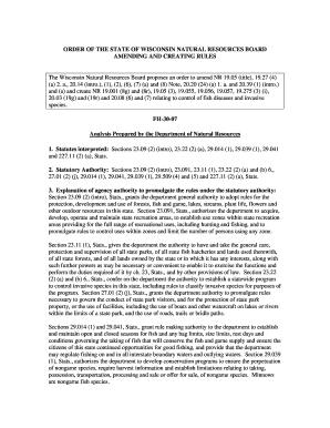 Fillable Online docs legis wisconsin ORDER OF THE STATE OF WISCONSIN ...