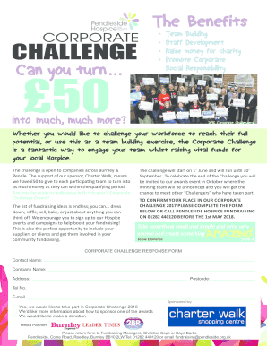 Fillable Online CORPORATE Team Building CHALLENGE - Fax Email Print ...