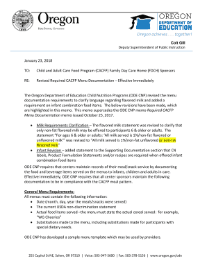 Fillable Online Child and Adult Care Food Program (CACFP) Family Day ...