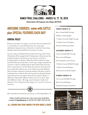 Bonina Ranch - Fill Online, Printable, Fillable, Blank | pdfFiller