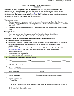 Fillable Online ASLRP New Request. ASLRP New Request form Fax Email ...