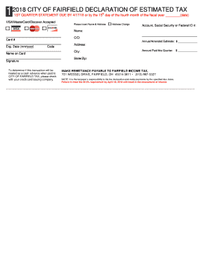 Fillable Online 2018 Declaration of Estimated Taxes Form IR Secured Fax ...