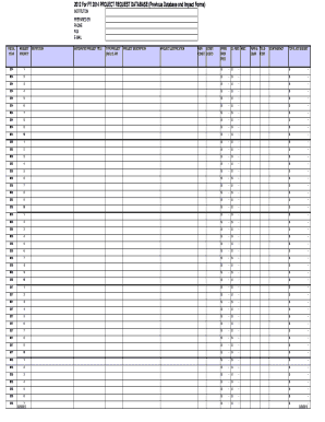 Fillable Online Previous Database and Impact Forms Fax Email Print ...