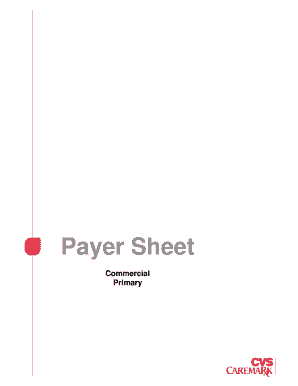 Fillable Online AdvancePCS VERSION 5 PAYER SHEET - PBA Health Fax Email ...