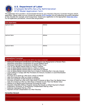 VFCP Model Application Doc Template | pdfFiller
