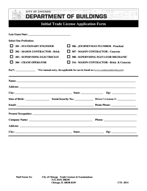 Fillable Online Initial Trade License Application Form - Continental ...